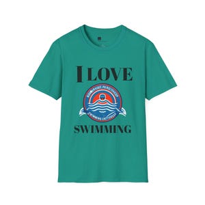 Swimming Unisex T-shirt - Relaxing Beach Tee, Summer Pool Shirt, Swim ...