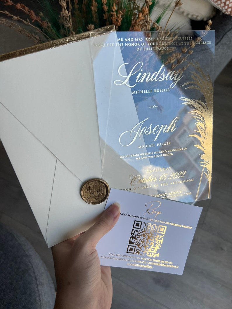 Boho Wedding Card Boho Invitations Wedding Invitation - Etsy