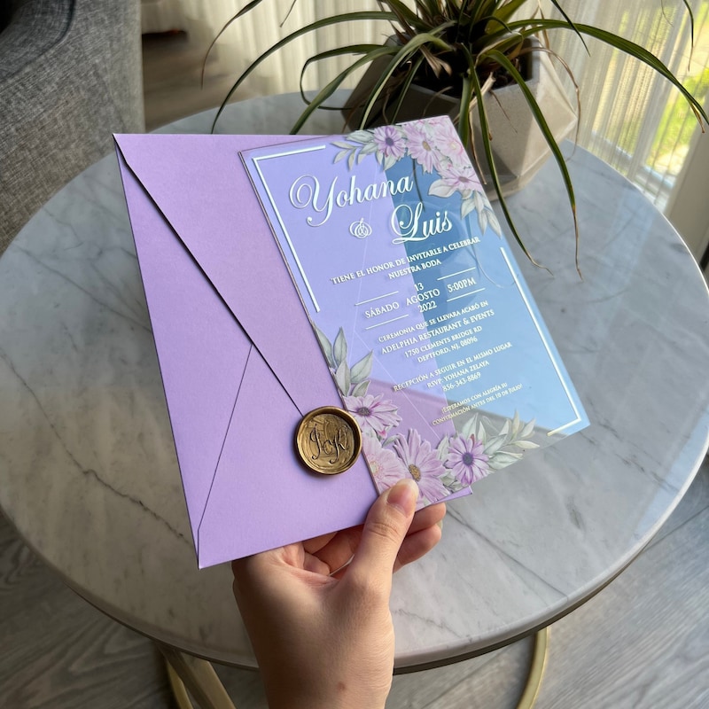 Clear Invitations - Etsy