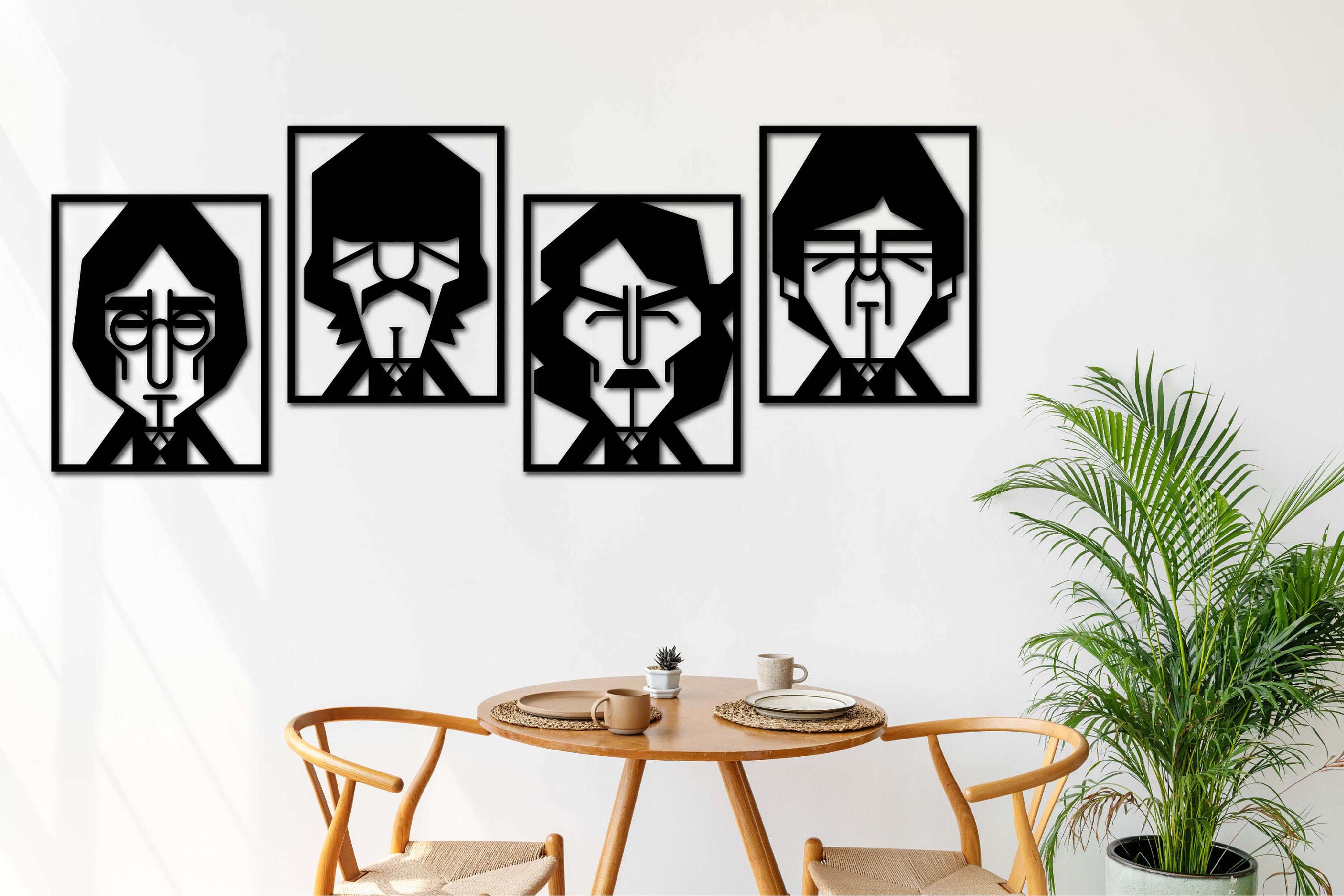 The Beatles corte laser / Descarga instantánea, Vector Ai, Svg, Eps ...