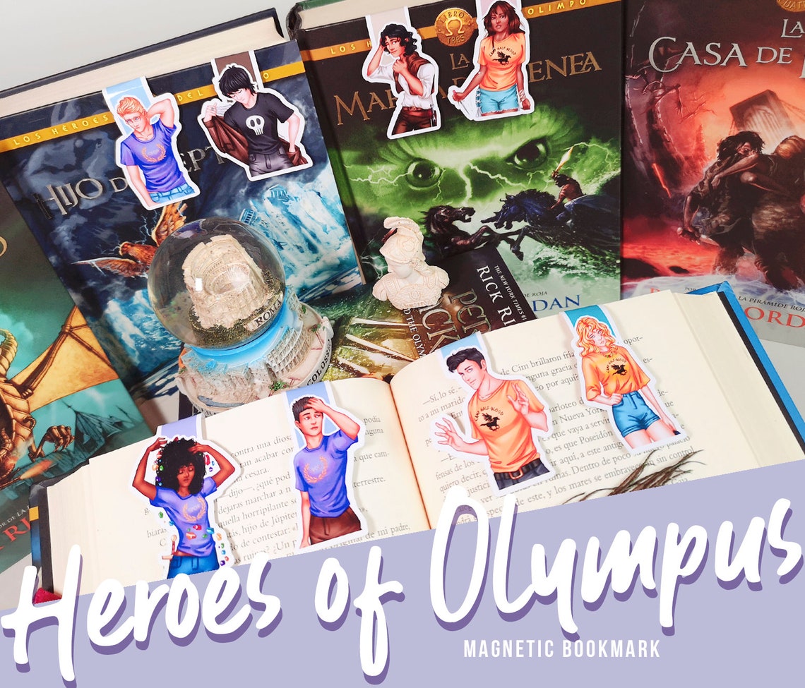 Heroes of Olympus Magnetic Bookmarks - Etsy
