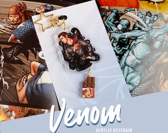 Venom Keychain | Etsy