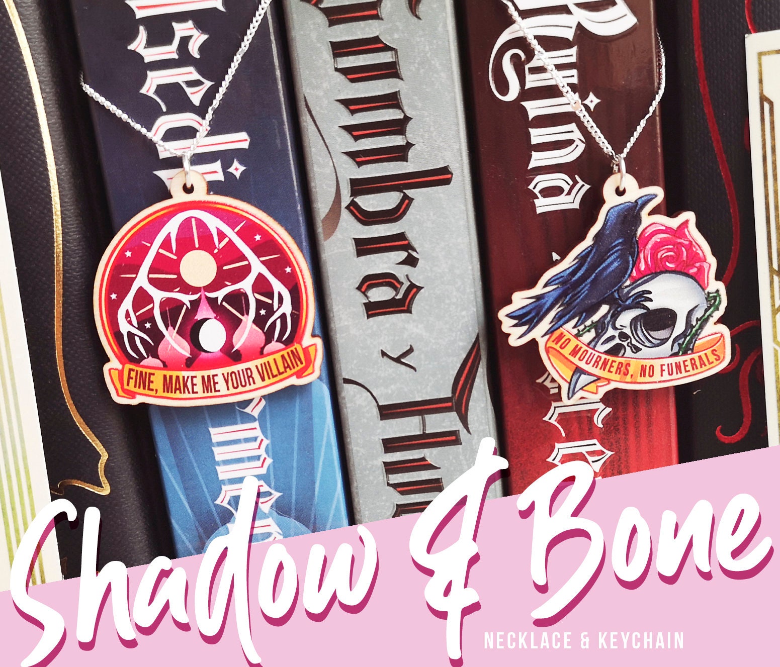 Shadow and Bone Necklaces / Keychains | Etsy