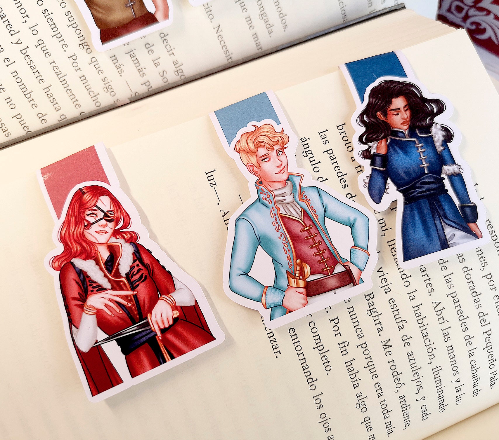 Shadow & Bone Magnetic Bookmarks | Etsy