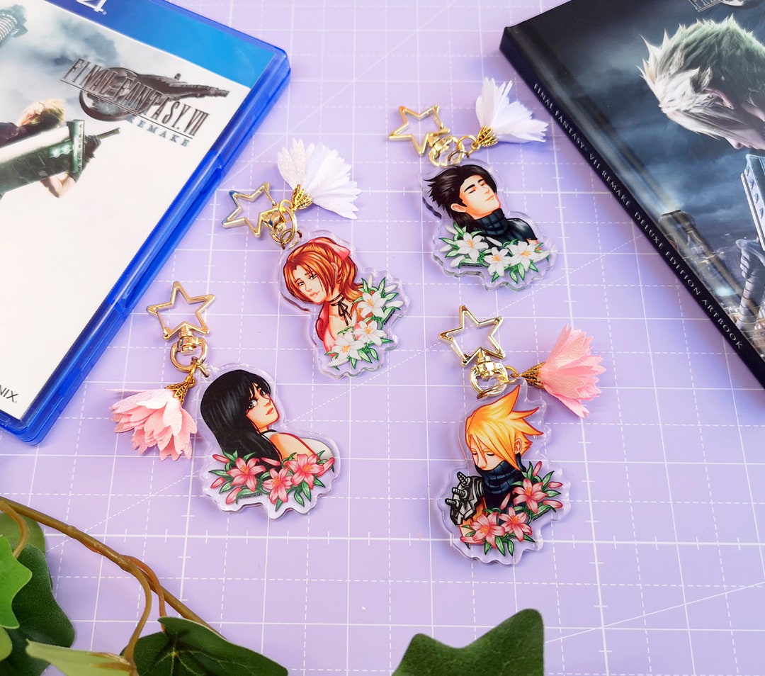 Final Fantasy VII star Keychains - Etsy