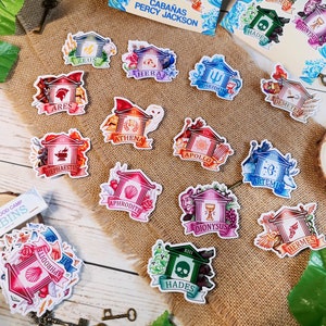 Percy Jackson's Cabins [bookmarks / Stickers] - Etsy