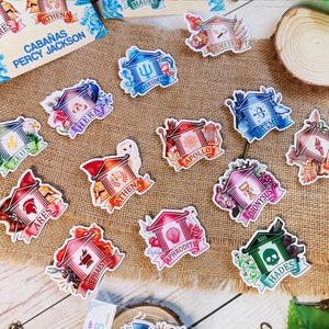 Percy Jackson's Cabins [bookmarks / Stickers] - Etsy