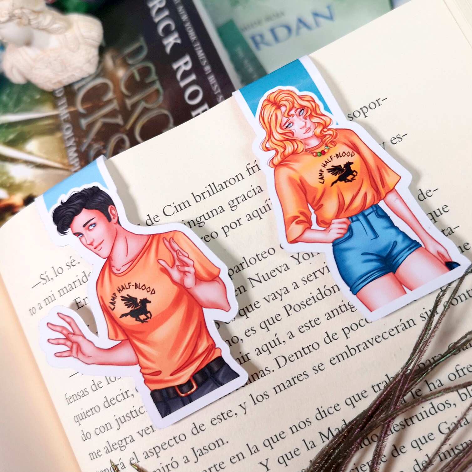 Heroes of Olympus Magnetic Bookmarks - Etsy