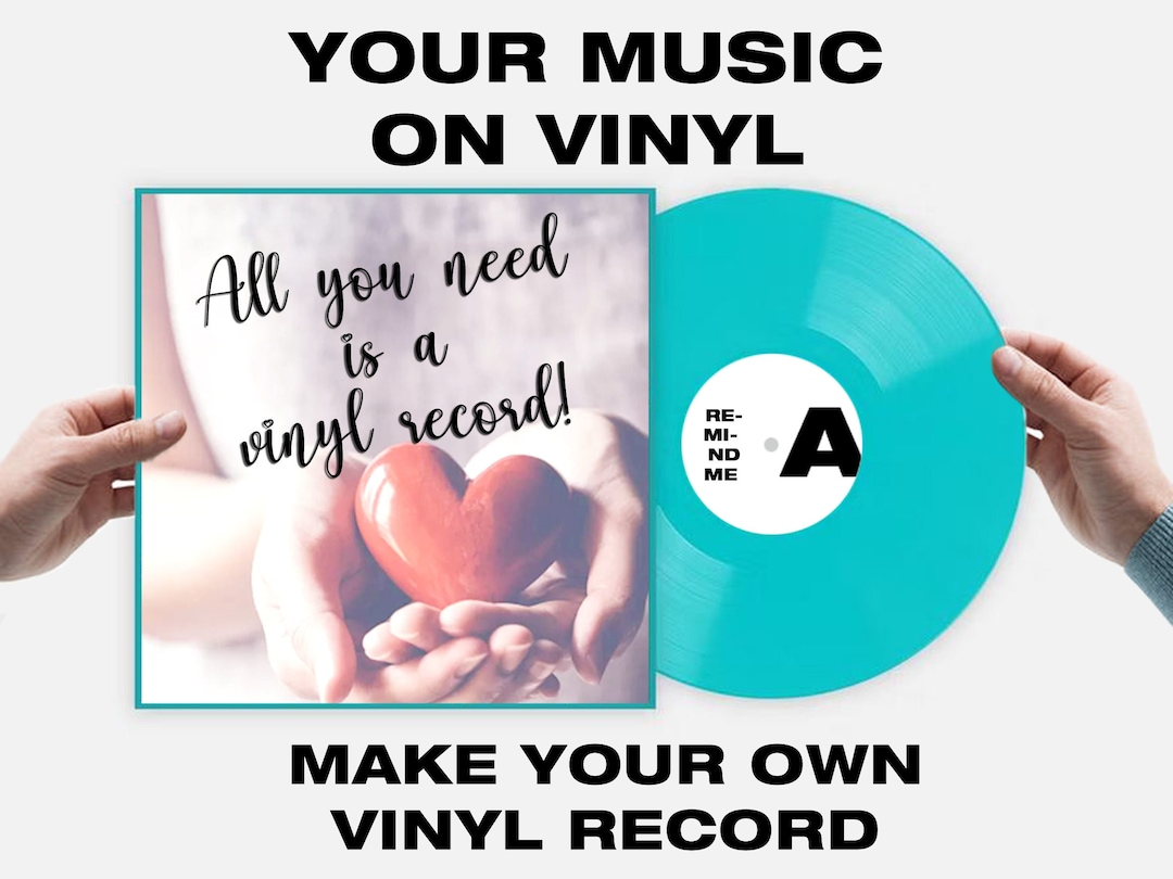 Custom Vinyl Record With Printed Cover! - Personalized Music Gift for ...