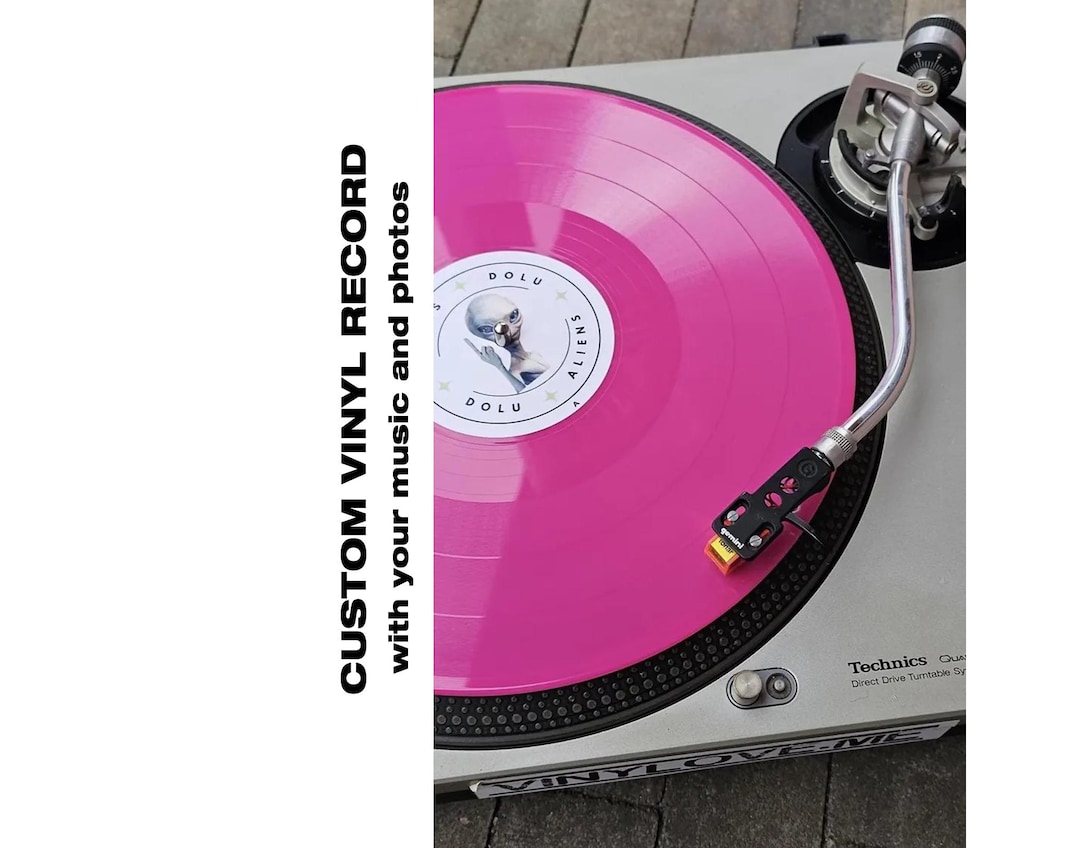 Custom Vinyl Record With Printed Cover: Personalized Music Gift - Etsy
