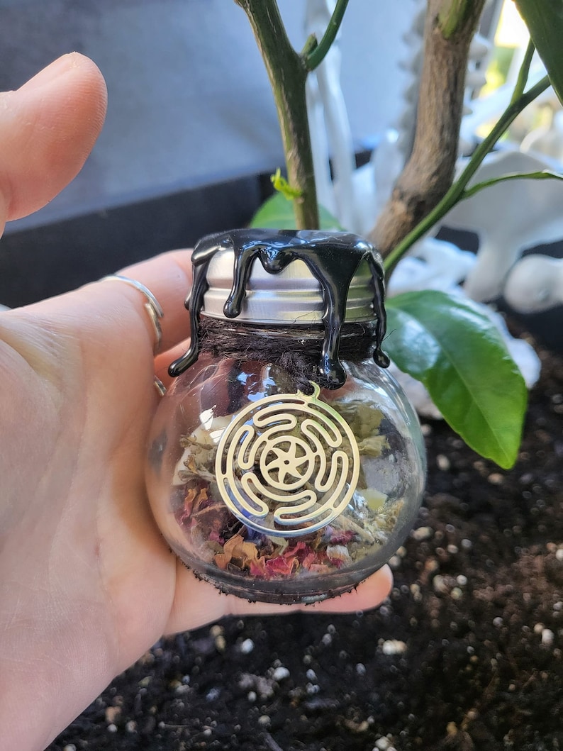 Hekate/ Hecate Offering Bottle - Blessed by the Goddess - Witchcraft ...