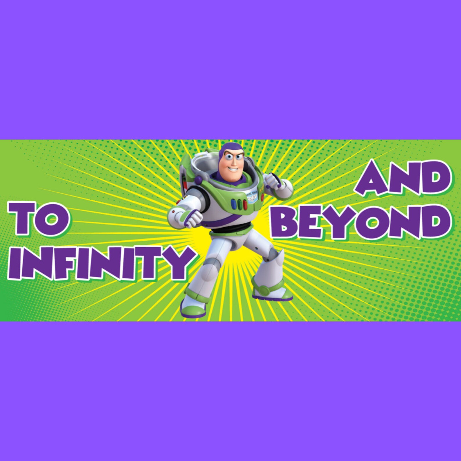 BUZZ LIGHTYEAR Banner/ Celebrate with Buzz Lightyear/ Buzz | Etsy