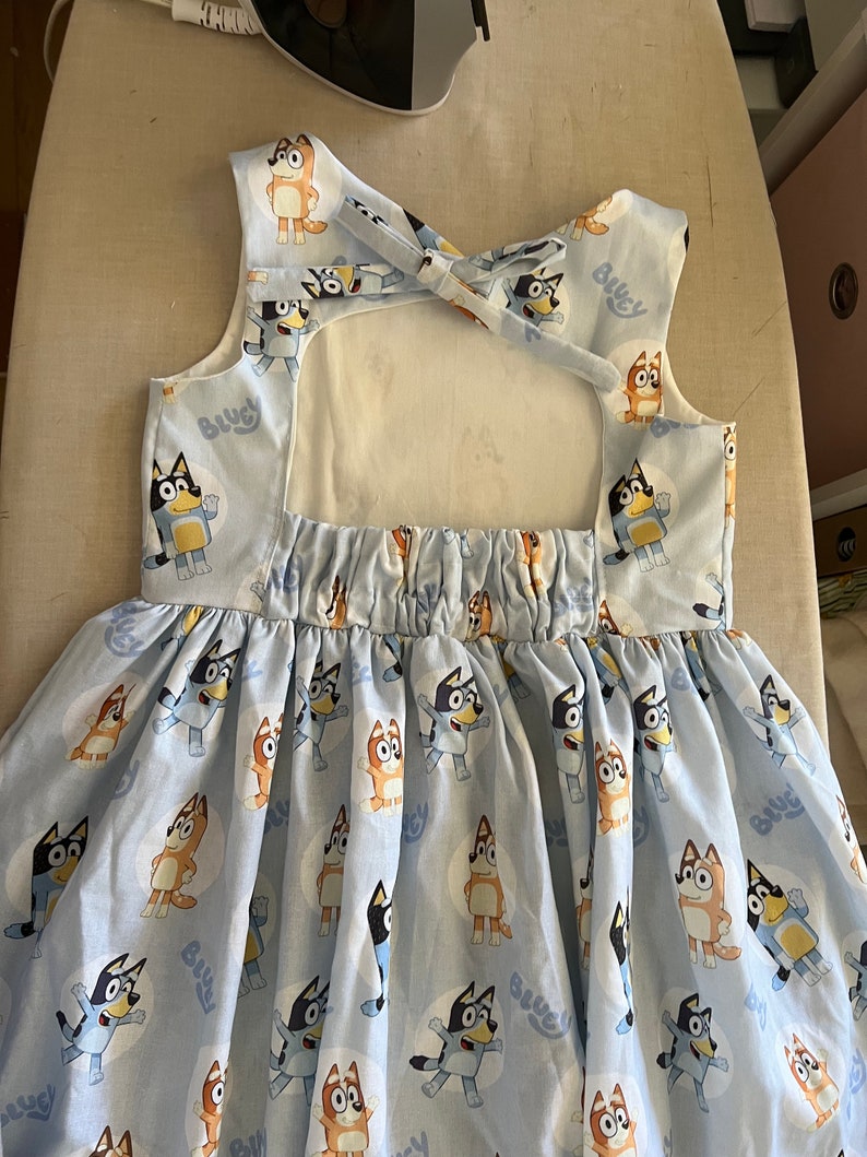Bluey Dress Girls Custom Made - Etsy