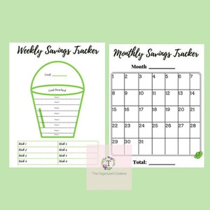 Ultimate Savings Tracker Printable, Weekly Savings Tracker, Monthly ...