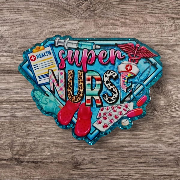 Nurse Flat Back Acrylic - Etsy