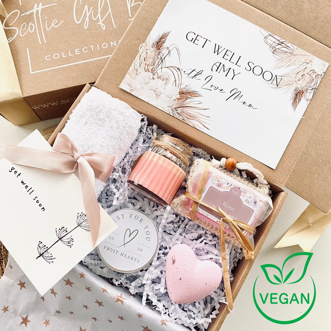 Recovery Get Well Soon Gift Thinking of You Gift Set Box for Strength ...
