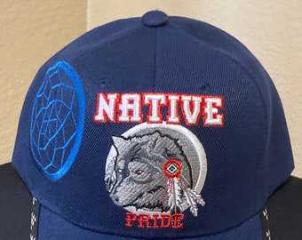 Beaded Hat Native Pride, Adjustable Adult Size - Etsy