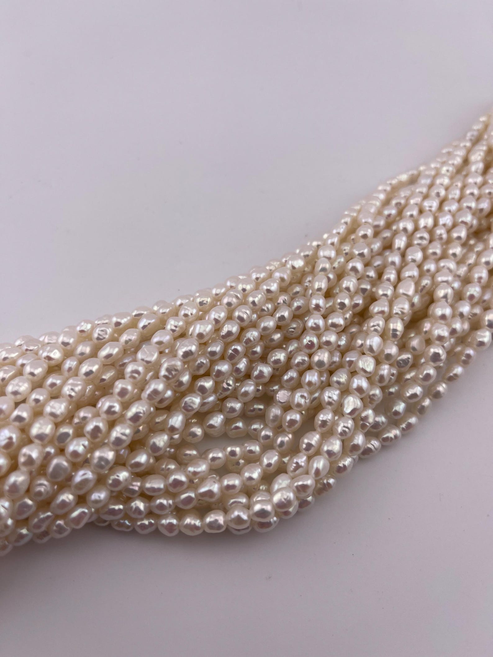 Rice Shape Fresh Water Pearl 4-4.5mm - Etsy