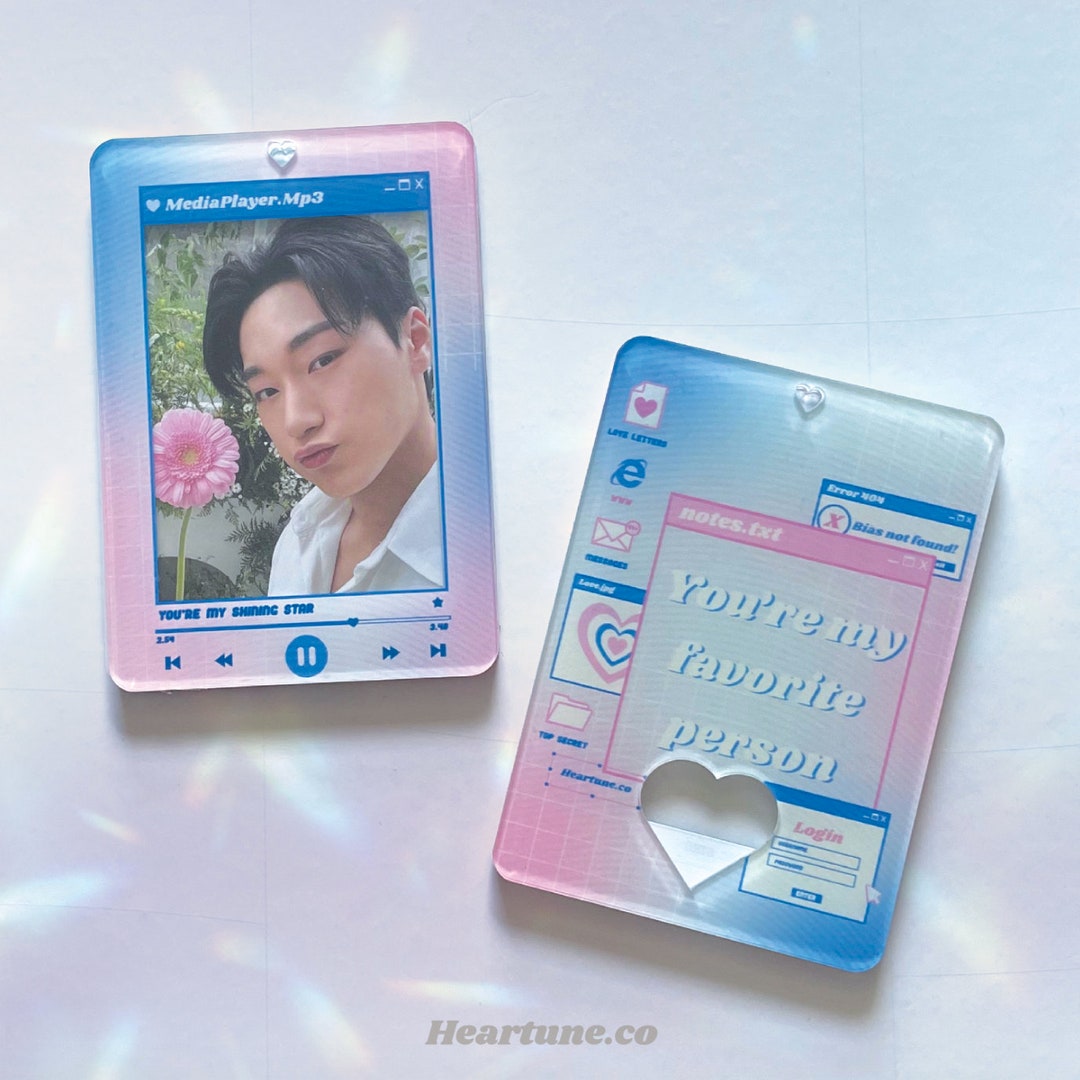 Soft Yk2 Kpop Acrylic Photocard Holder PRE ORDER!* - Etsy
