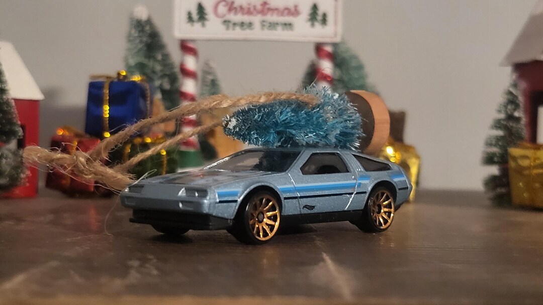 DMC Delorean Christmas Ornament Car Holiday Tree Topper - Etsy