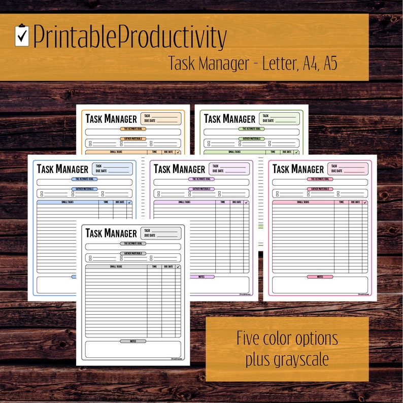 Goals projects tasks - securityvol