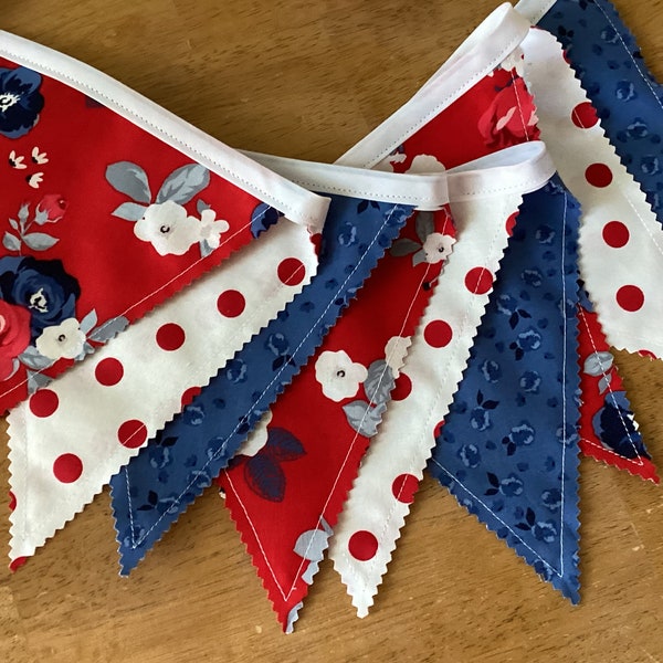 Patriotic Bunting - Etsy
