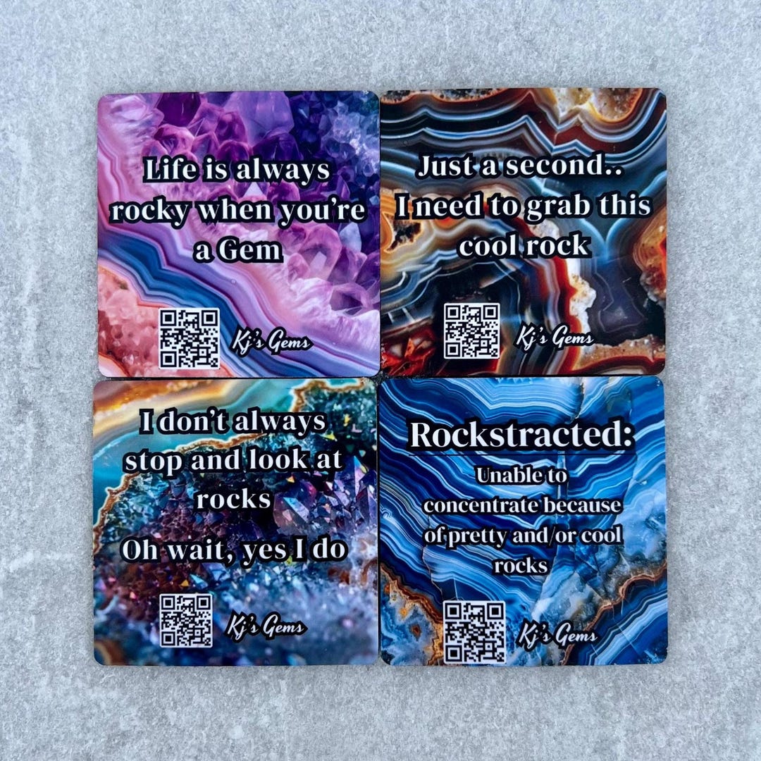 3x3 Rock Quote Magnet With Cute and Sassy Sayings - Etsy