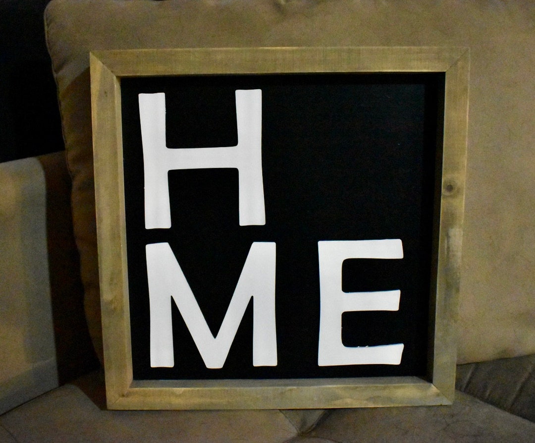 Square Home Sign - Etsy