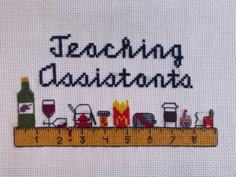 PDF Cross Stitch Pattern Book Teacher Appreciation / Zoom / Classroom ...