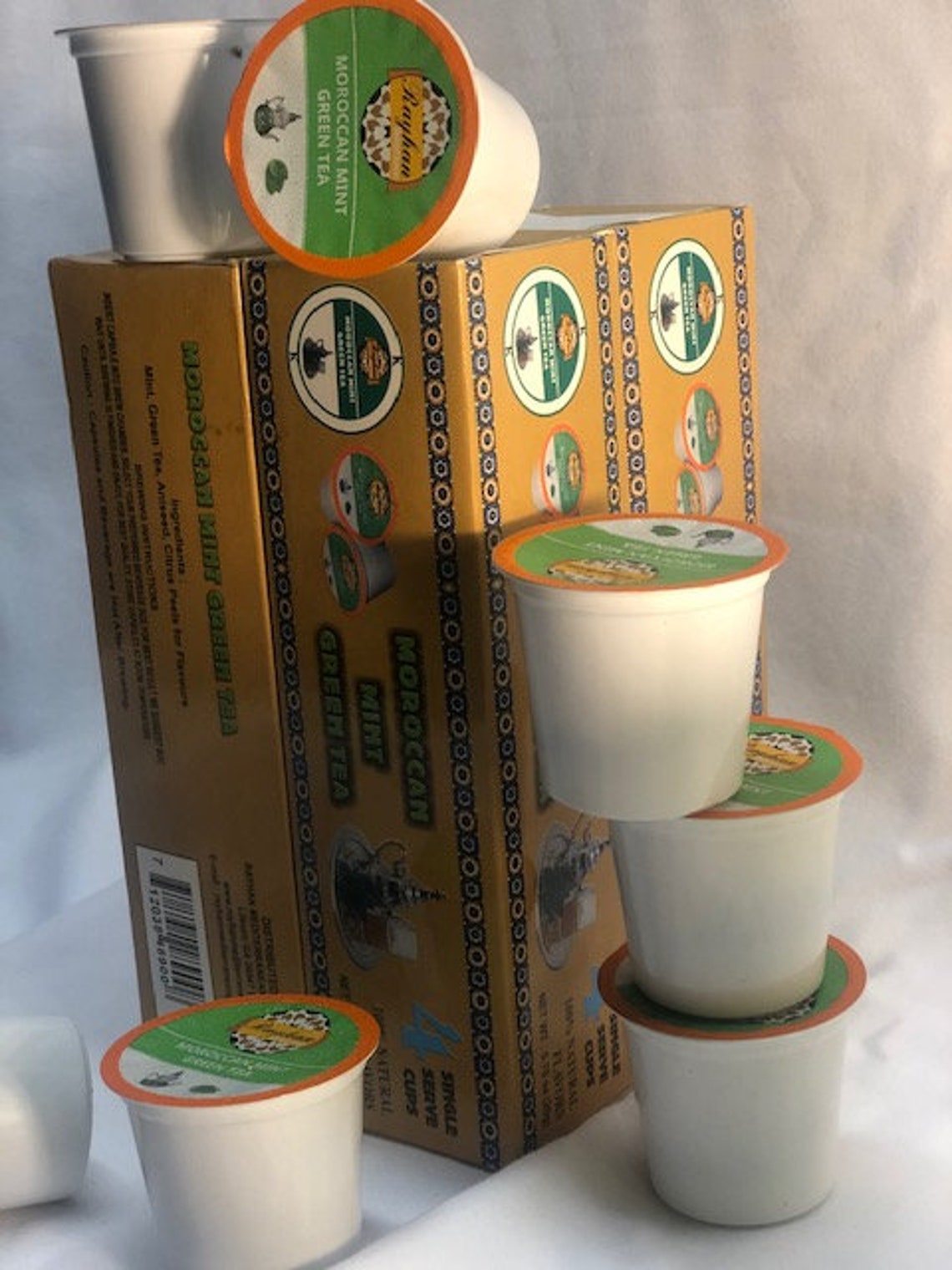 Keurig K- Cup (24 Ct) Moroccan Mint Green Tea Deep Flavors Reuse Twice ...