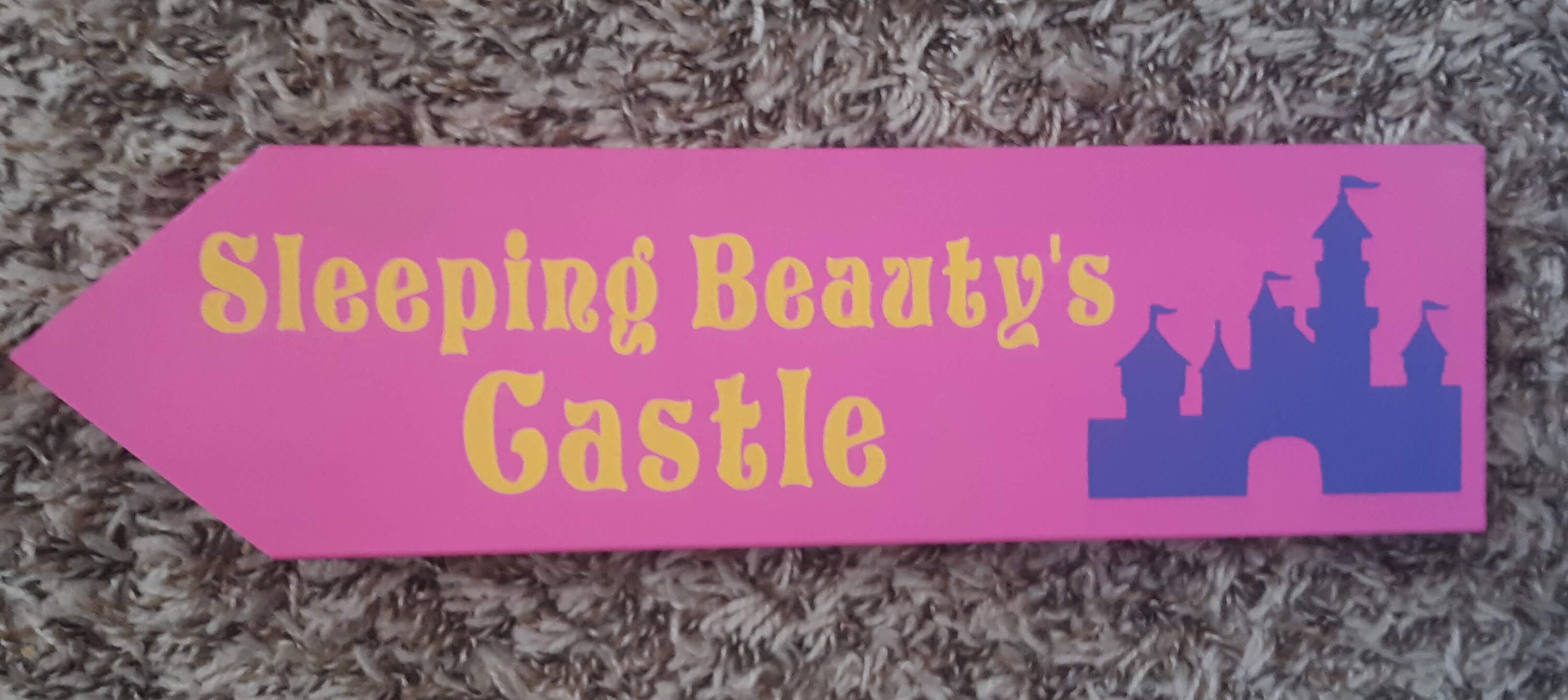 Disney Princess Custom Hand-painted Signs, Arrows, Etc. - Etsy