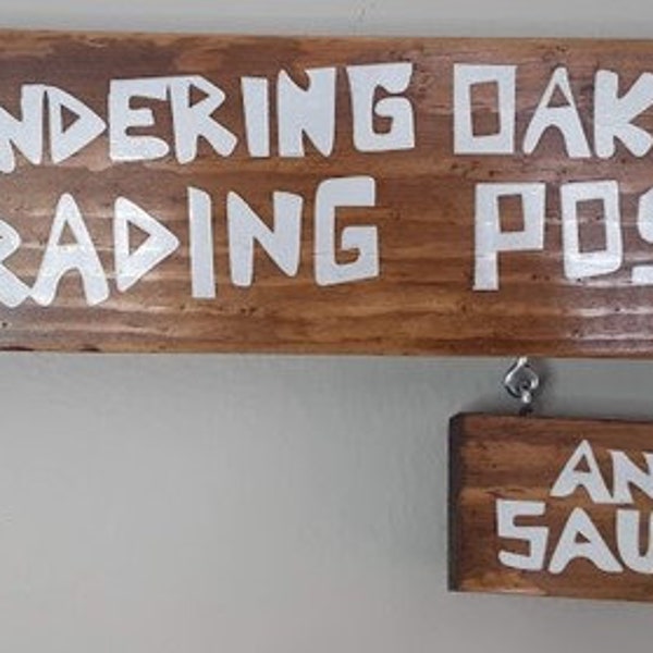 Oaken's Trading Post Sign - Etsy