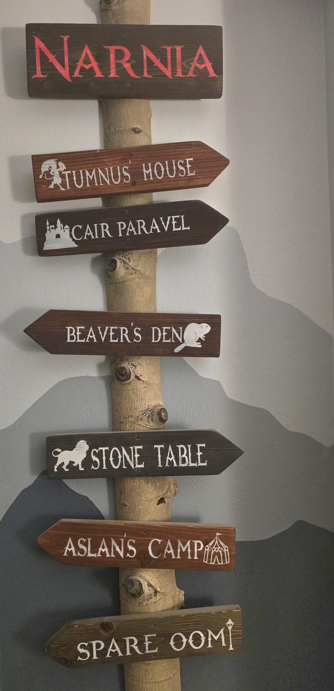 Narnia- Custom Hand-painted Signs, Arrows, Etc. - Etsy