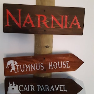 Narnia- Custom Hand-painted Signs, Arrows, Etc. - Etsy