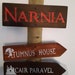 Narnia Custom Hand-painted Signs Arrows Etc. - Etsy