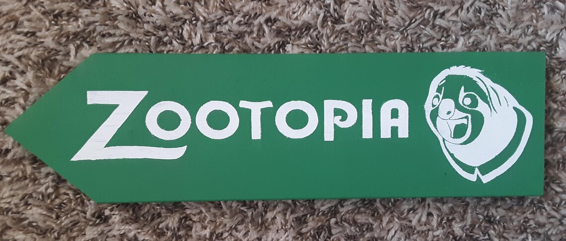 Disney Movie Custom Hand-painted Signs Arrows Etc. - Etsy