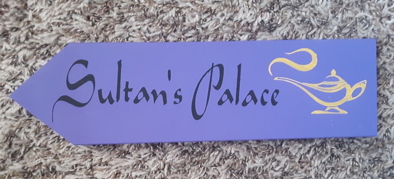 Disney Princess Custom Hand-painted Signs, Arrows, Etc. - Etsy