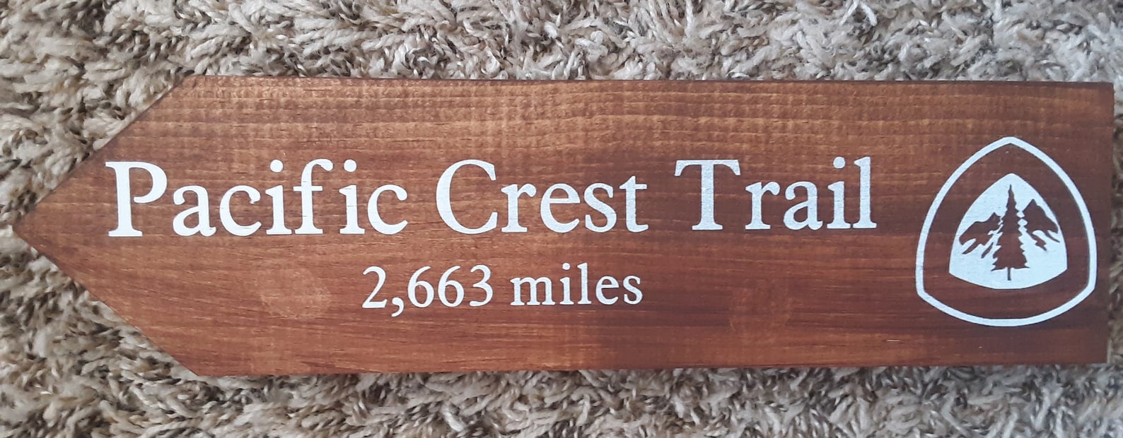 HIKING TRAILS EDITION Custom Hand-painted Destination Signs - Etsy ...