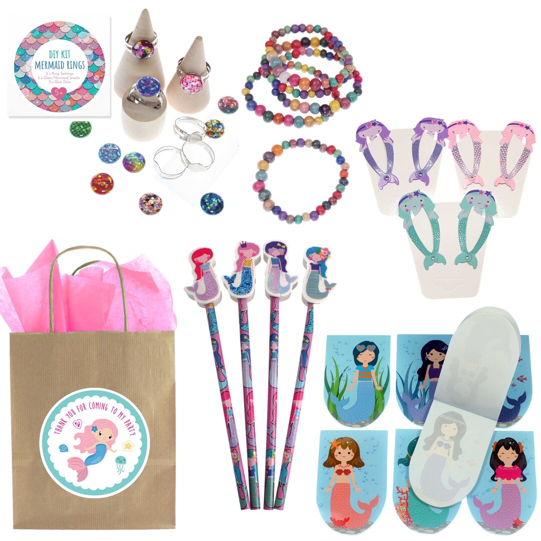 Eco Friendly Mermaid Party Bag Ready to Be Filled Eco Conscious Kids ...
