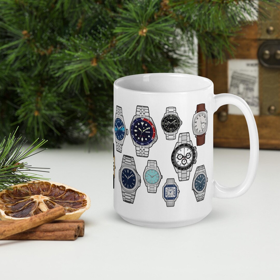 Luxury Watches Collage - White Glossy Mug - Etsy