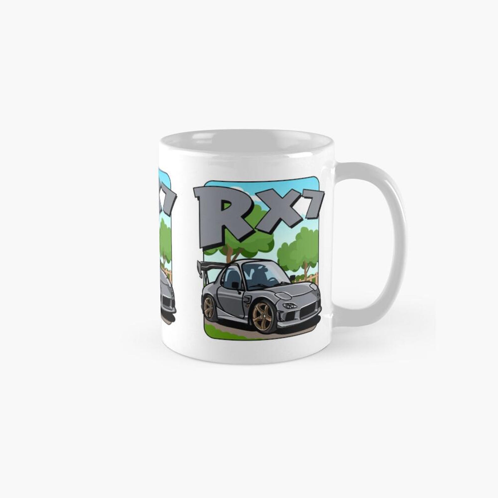 Cartoon Mazda RX7 Car Drawing - Good for Kids and Adults - Digital ...
