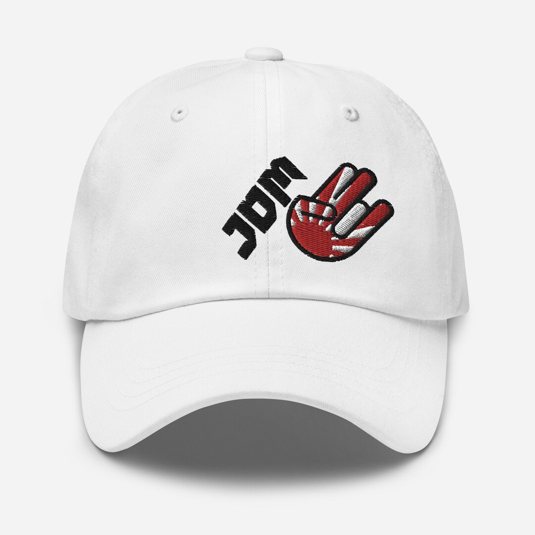 JDM Hand Logo Racing Cars Badge Dad Hat - Etsy