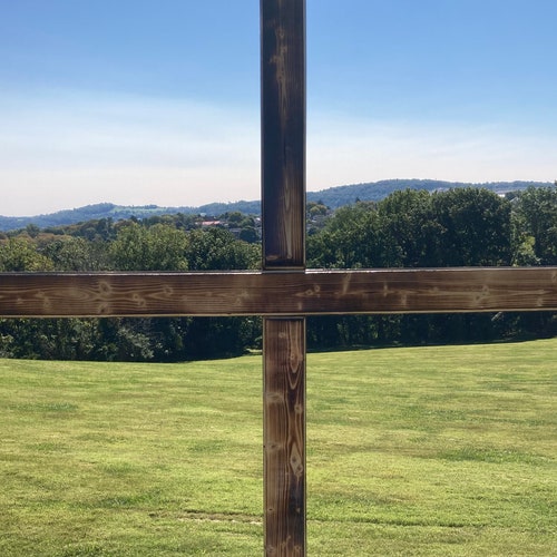 Large 5 Ft Tall 60 Inch Rugged Rustic Burnt Wooden | Etsy