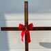 Large 5 Ft 60 Inch Yard Cross Rustic Cross Burnt Wood Dark - Etsy