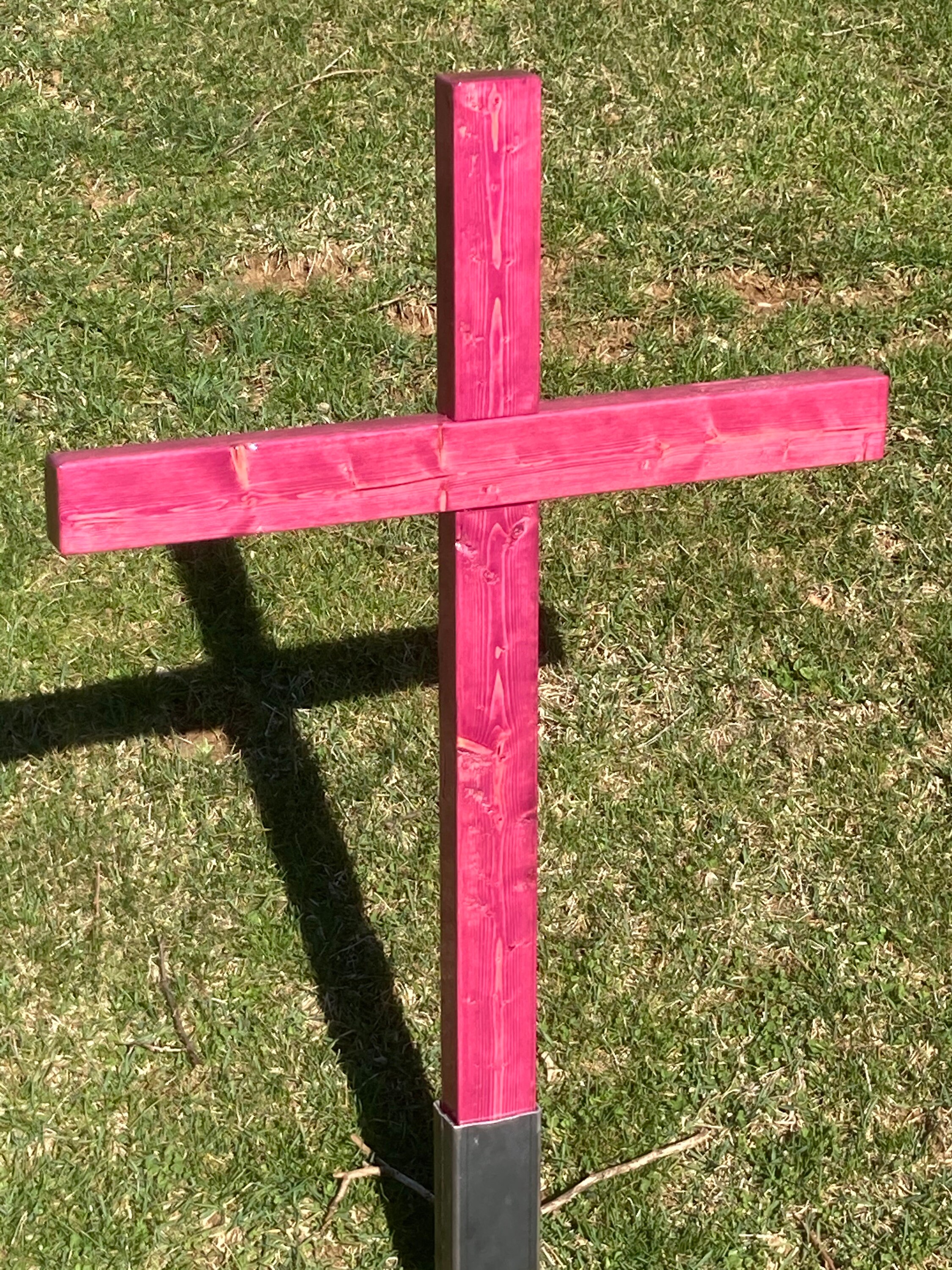 Garden Cross 3ft Tall Spring Yard Cross Mothers Day Cross - Etsy