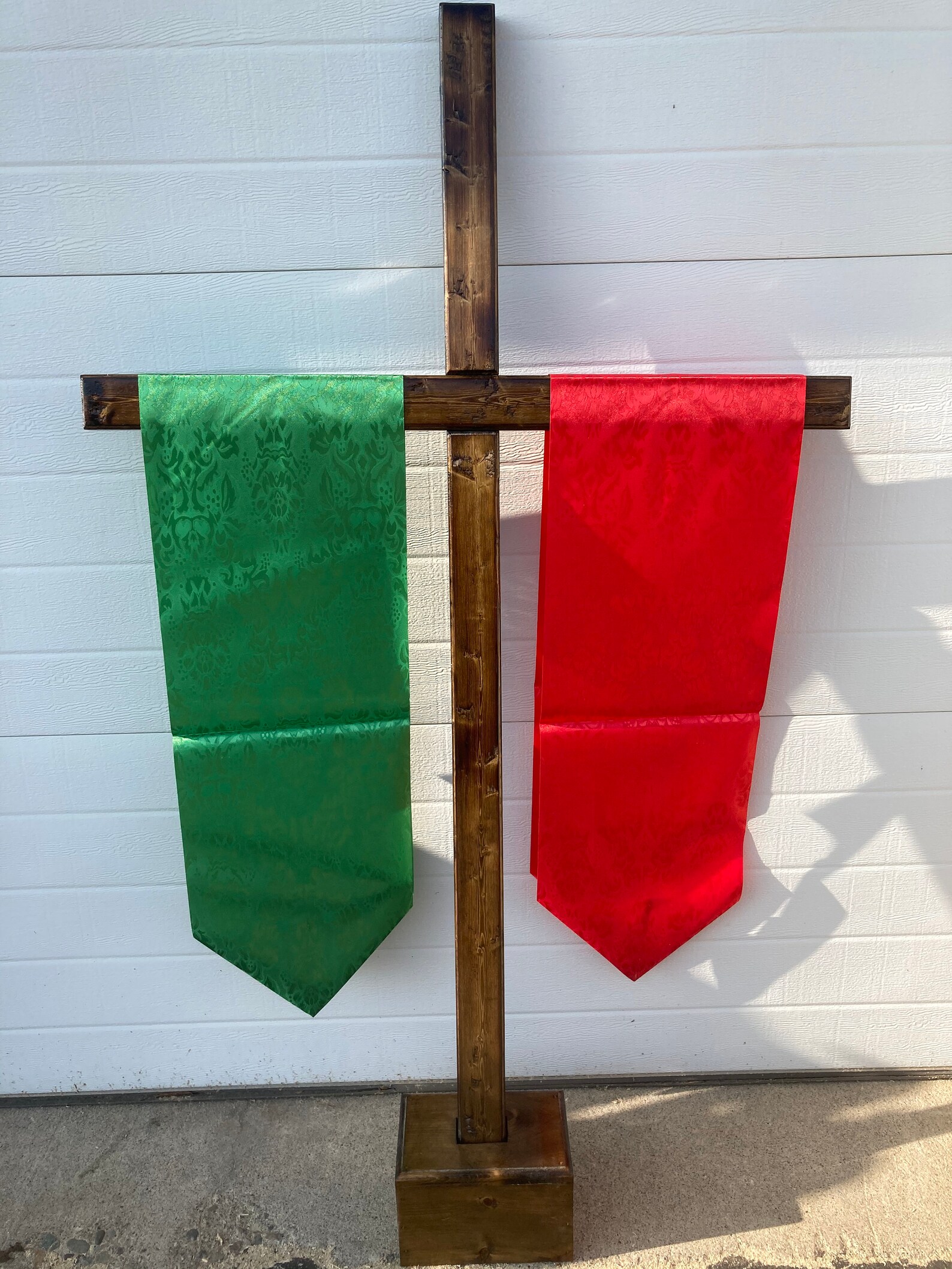 Large 5 Ft 60 Inch Yard Cross Rustic Cross Burnt Wood Dark - Etsy