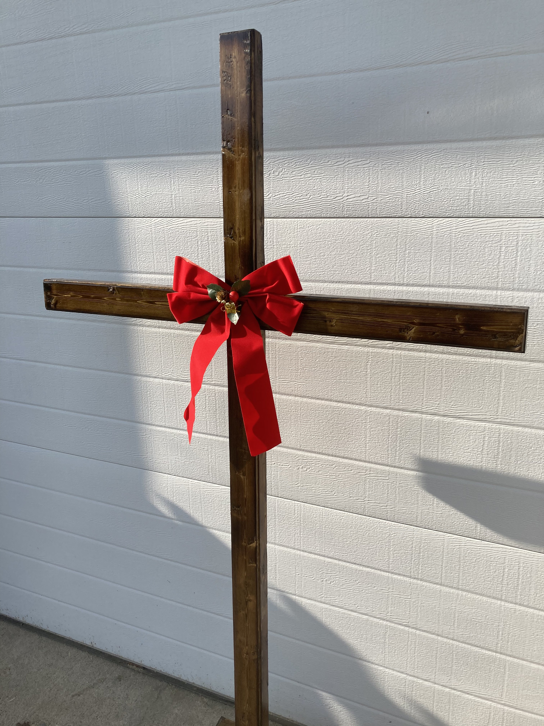 Large 5 Ft 60 Inch Yard Cross Rustic Cross Burnt Wood Dark - Etsy