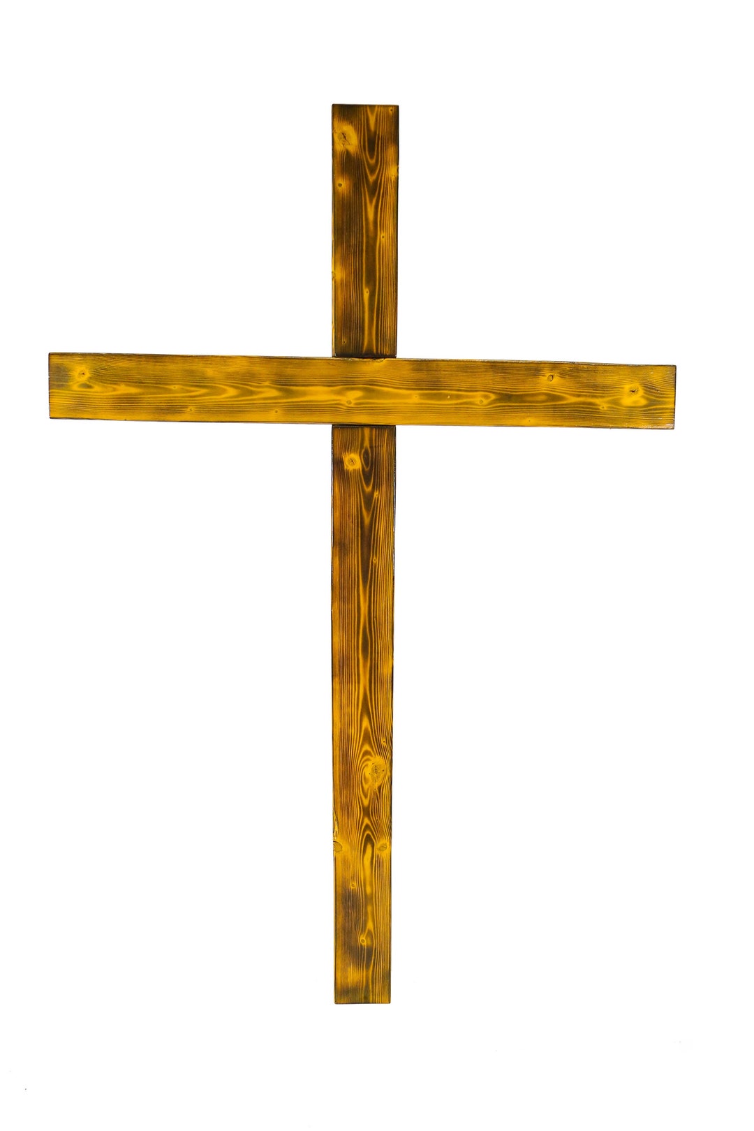 3ft Lion’s Mane Cross, Wood Yard Cross,handmade Cross,mourningcross ...