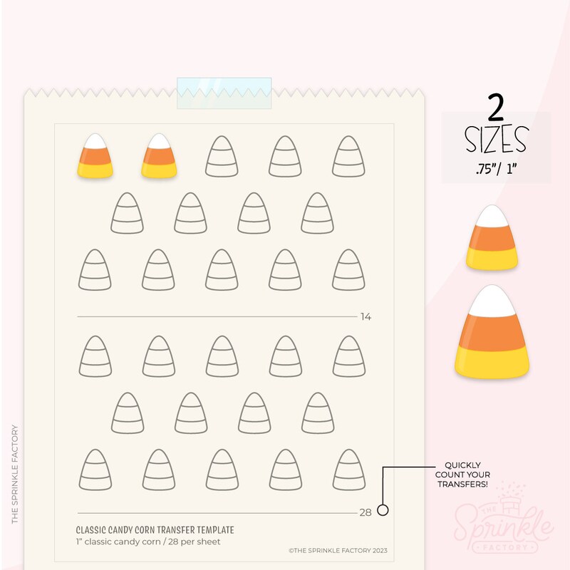 Candy Corn Template - Etsy