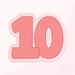 Number 10 Birthday STL Cookie Cutter AND .SVG Eddie Outlines ...